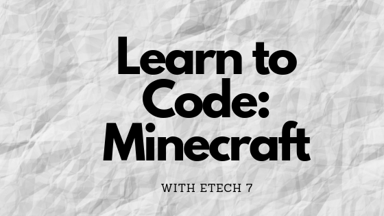 Learn To Code Minecraft